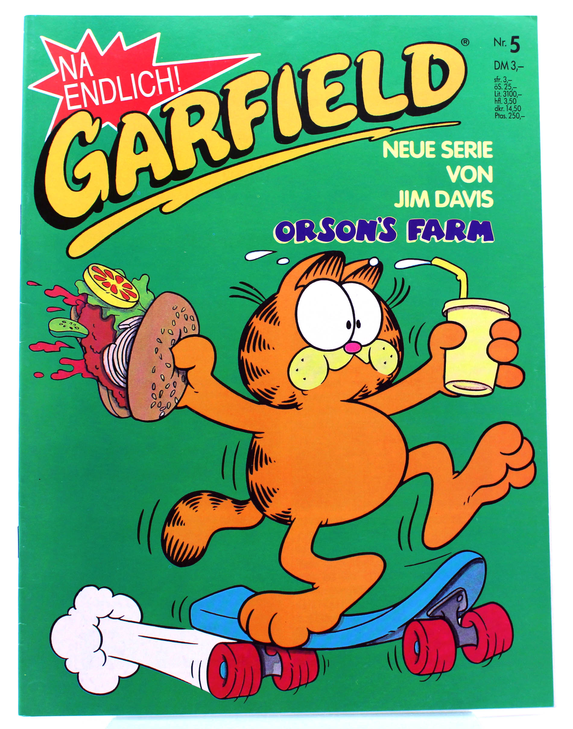 Hoppla - great stuff! - Garfield Comic Magazin Nr. 5 (1987): Na Endlich ...